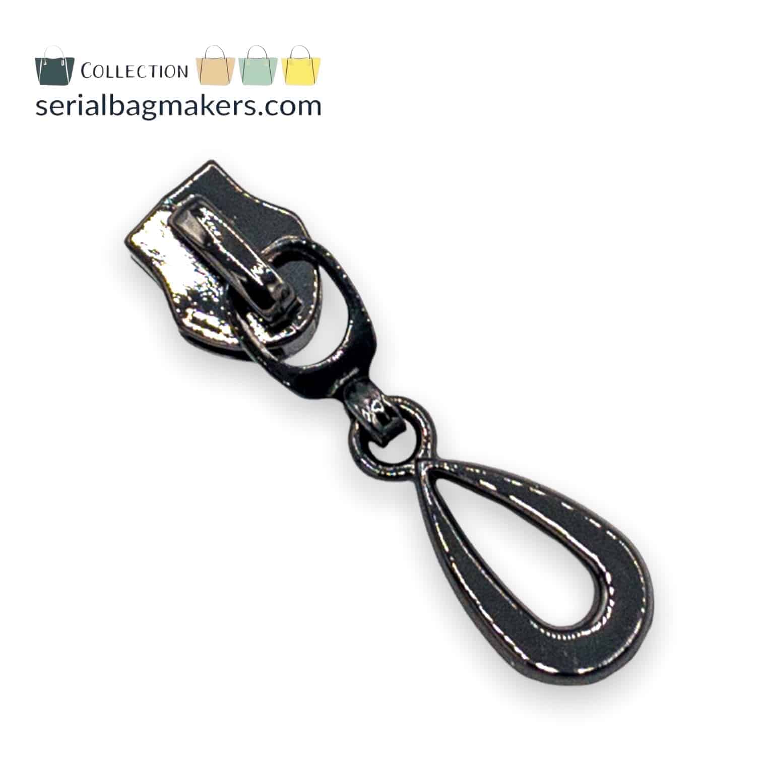 #5 Zipper pulls - Gun Metal – Little Sewing Tree